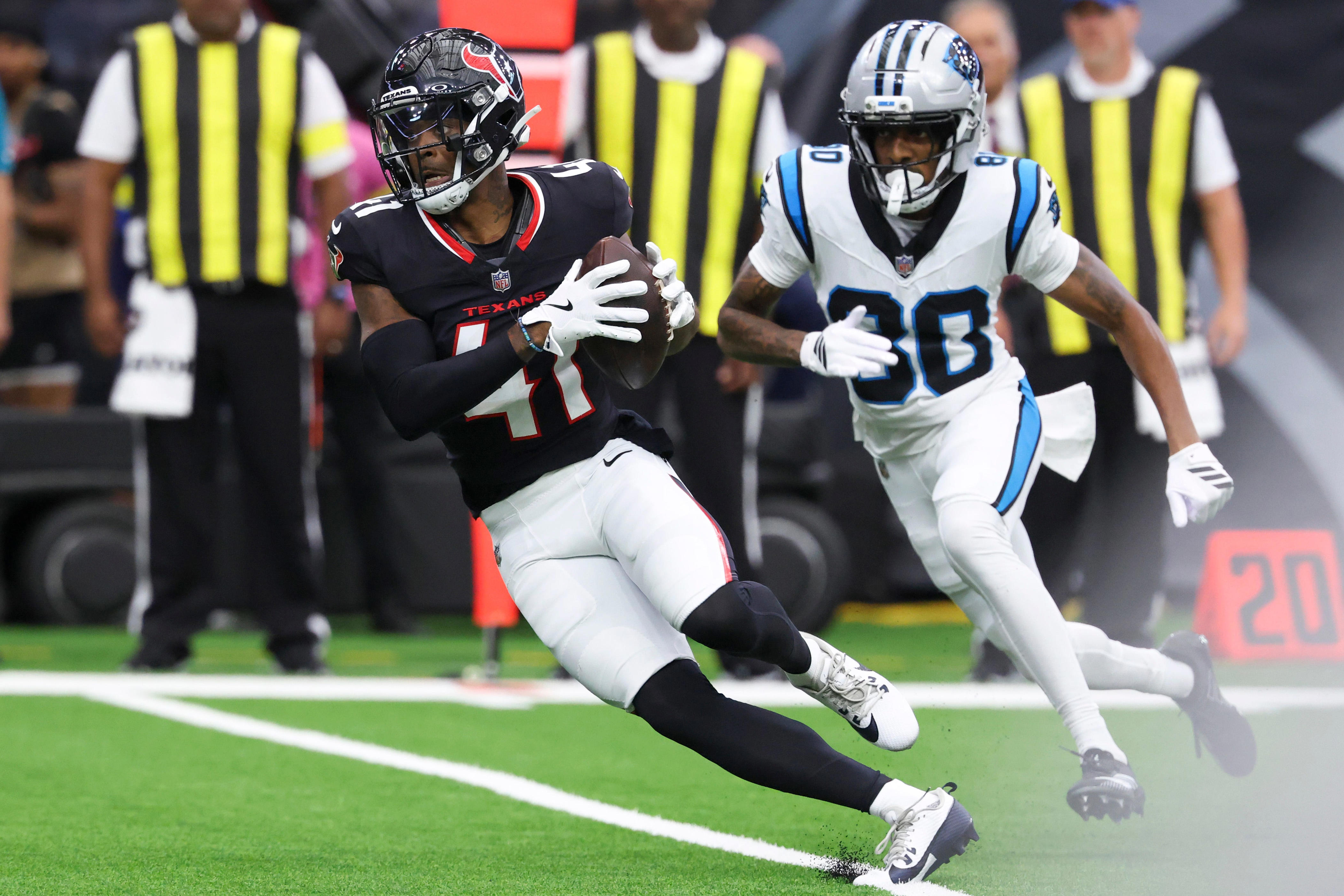 10 players who stood out in Texans' win vs. Panthers: Chubb, Smith ...