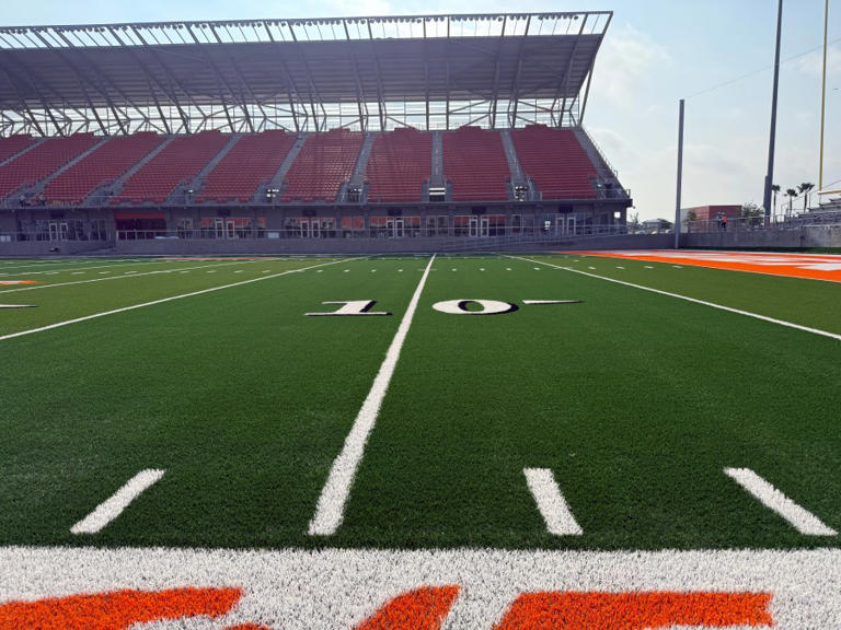 UTRGV Athletics give first look of Robert and Janet Vackar Stadium