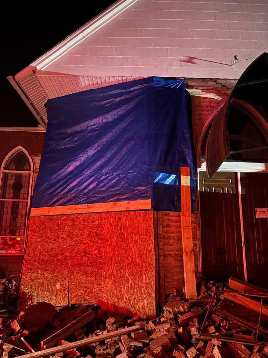 Driver charged with DWI after allegedly crashing into NC church