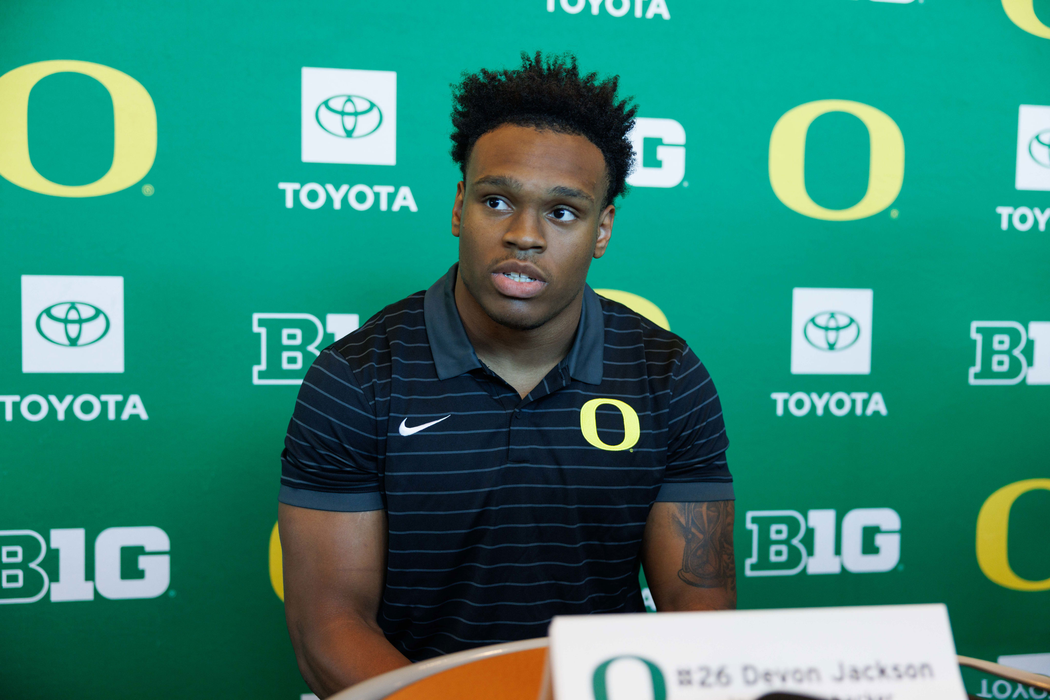 Oregon football's Dan Lanning talks Devon Jackson's health, team ...