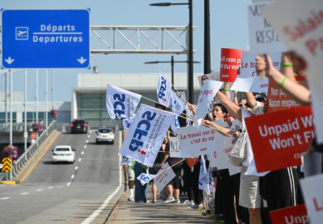 Flight attendants ordered back to work say labour law violates right to ...