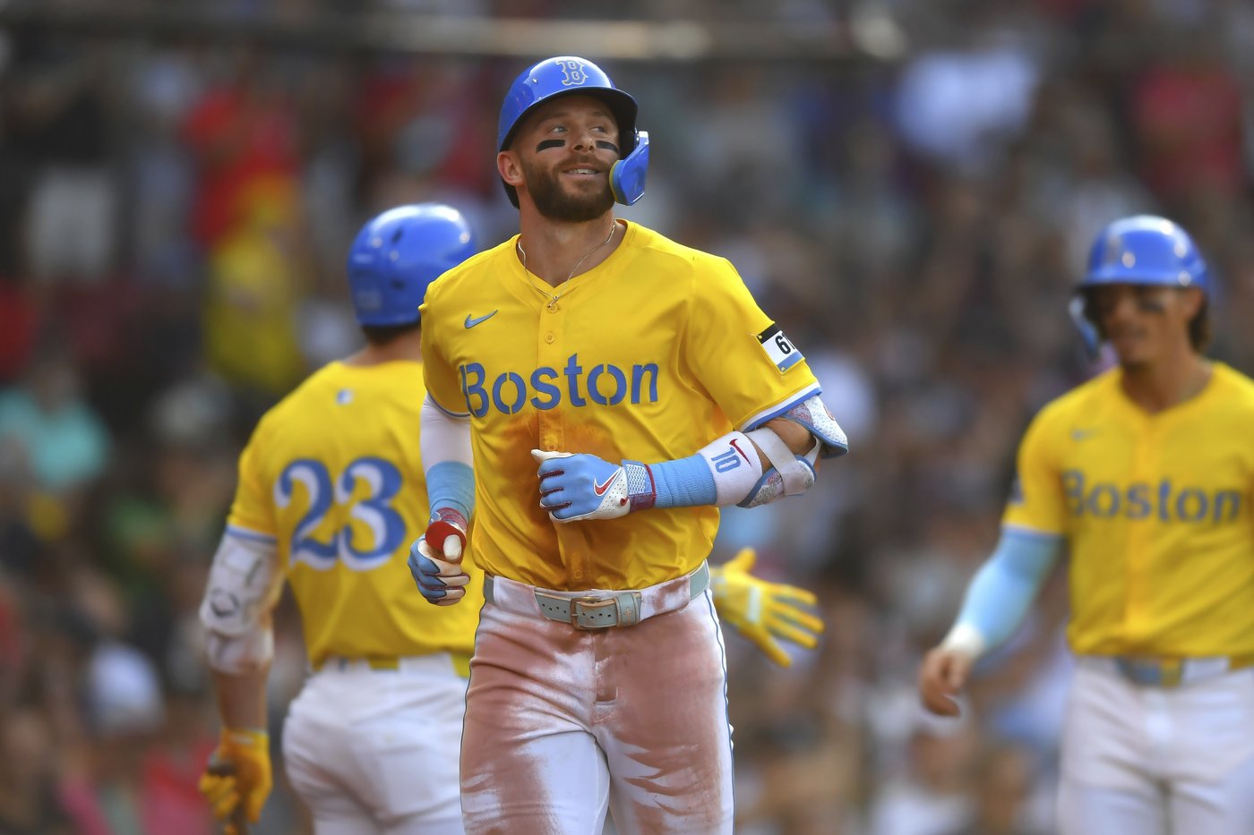 Trevor Story hits a 3-run homer as the Red Sox hold off the Marlins for ...