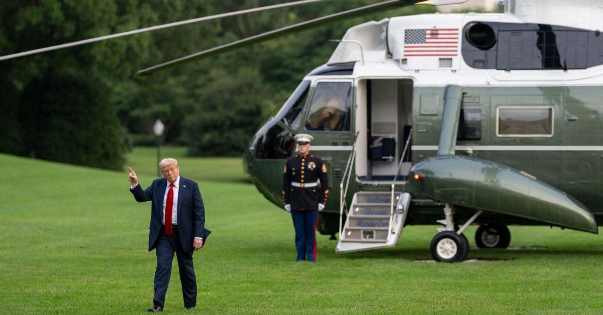 Donald Trump Sparks Concern as He Struggles to Walk in a Straight Line ...