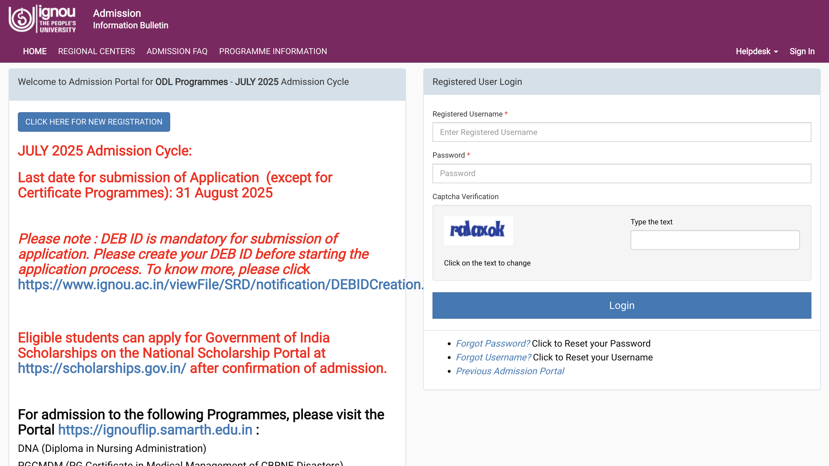 IGNOU July 2025 ODL registration deadline extended: Check new date ...