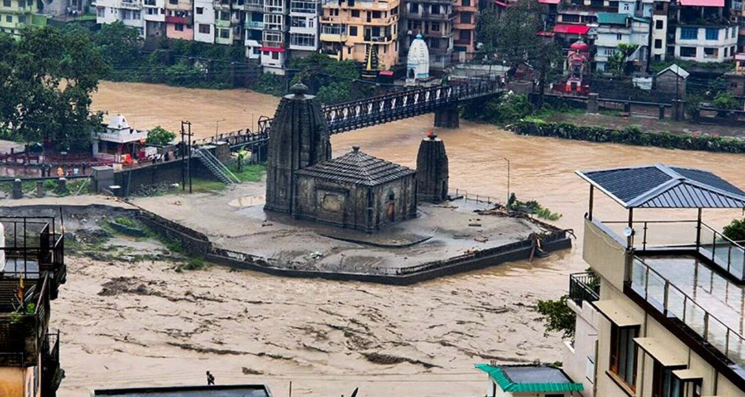 Heavy rains trigger flash floods in Himachal’s Mandi