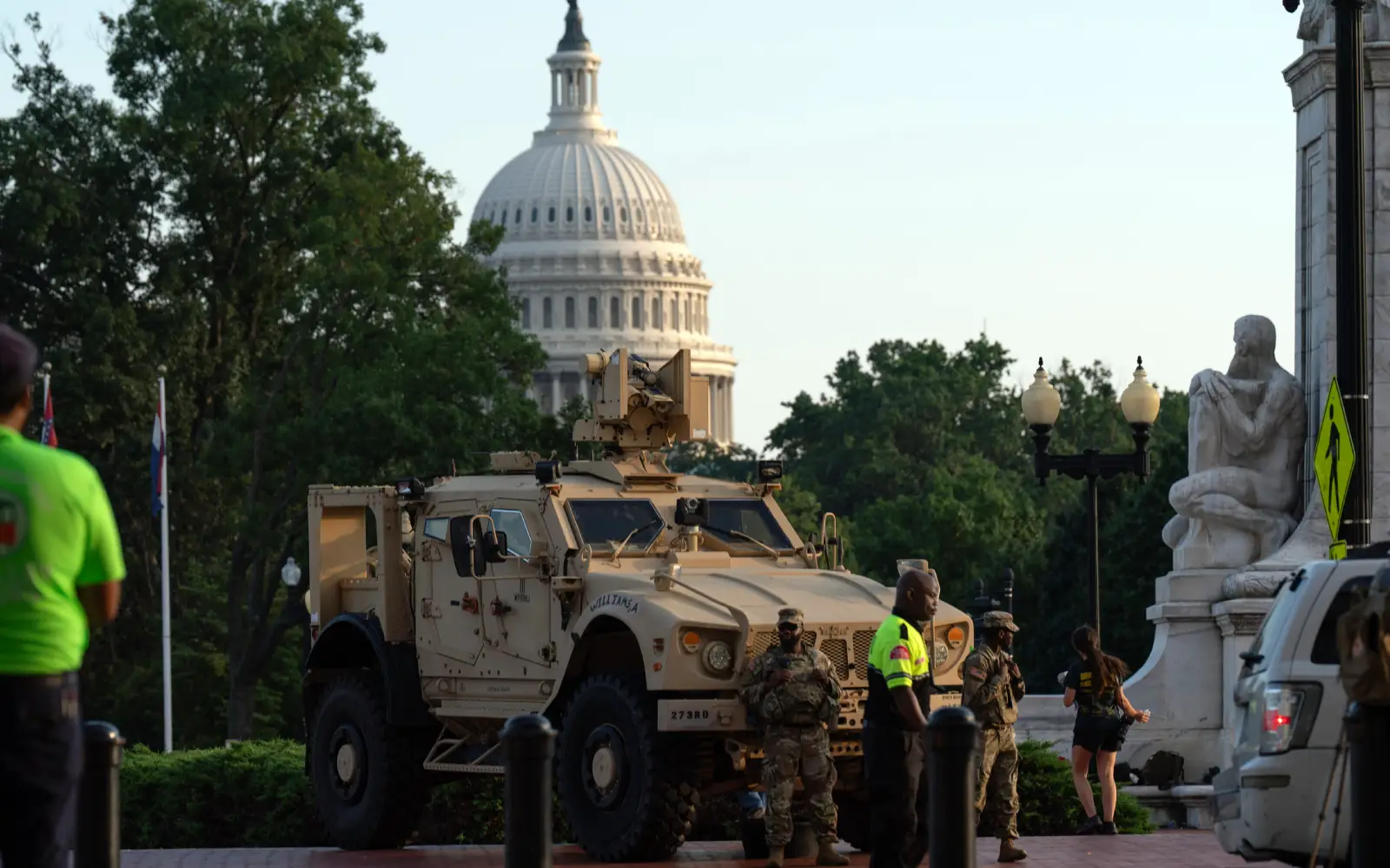 Three Republican-led states to deploy national guard troops to US capital