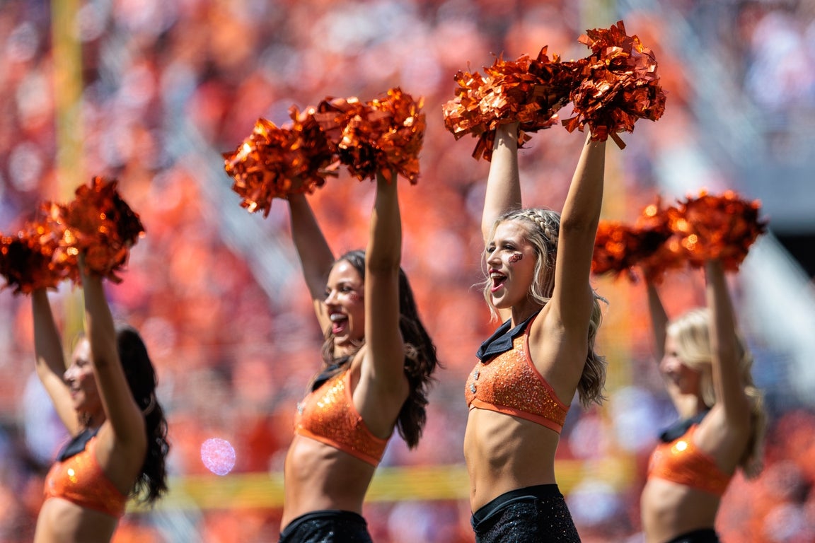 Outstanding photos of Oklahoma State Cowboys cheerleaders