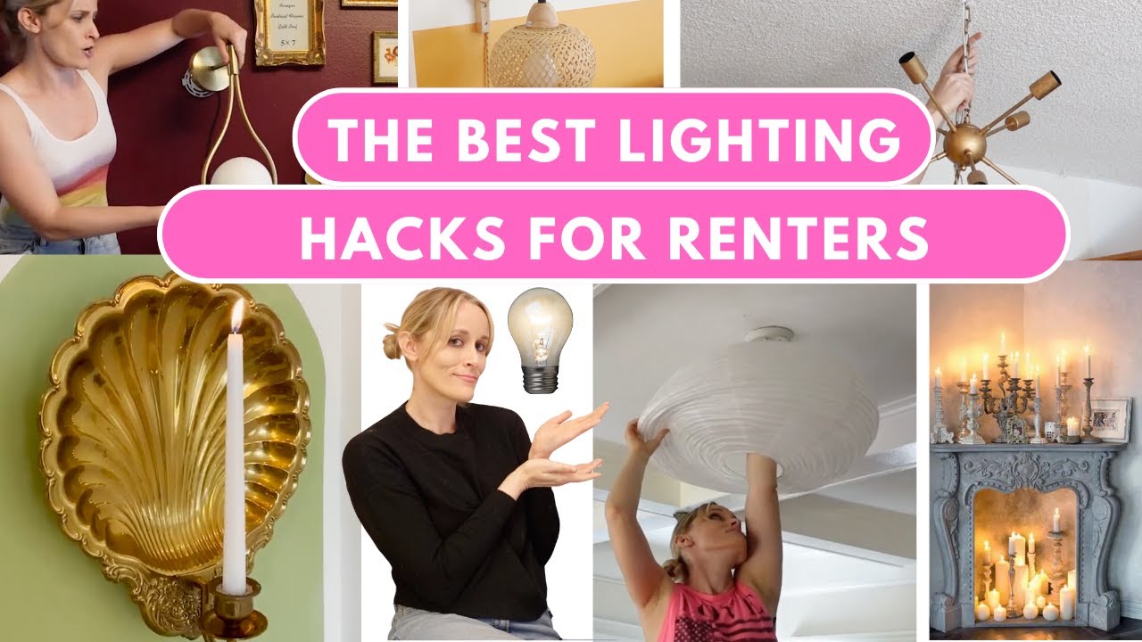 Renter-friendly lighting ideas with tips to keep it low-budget