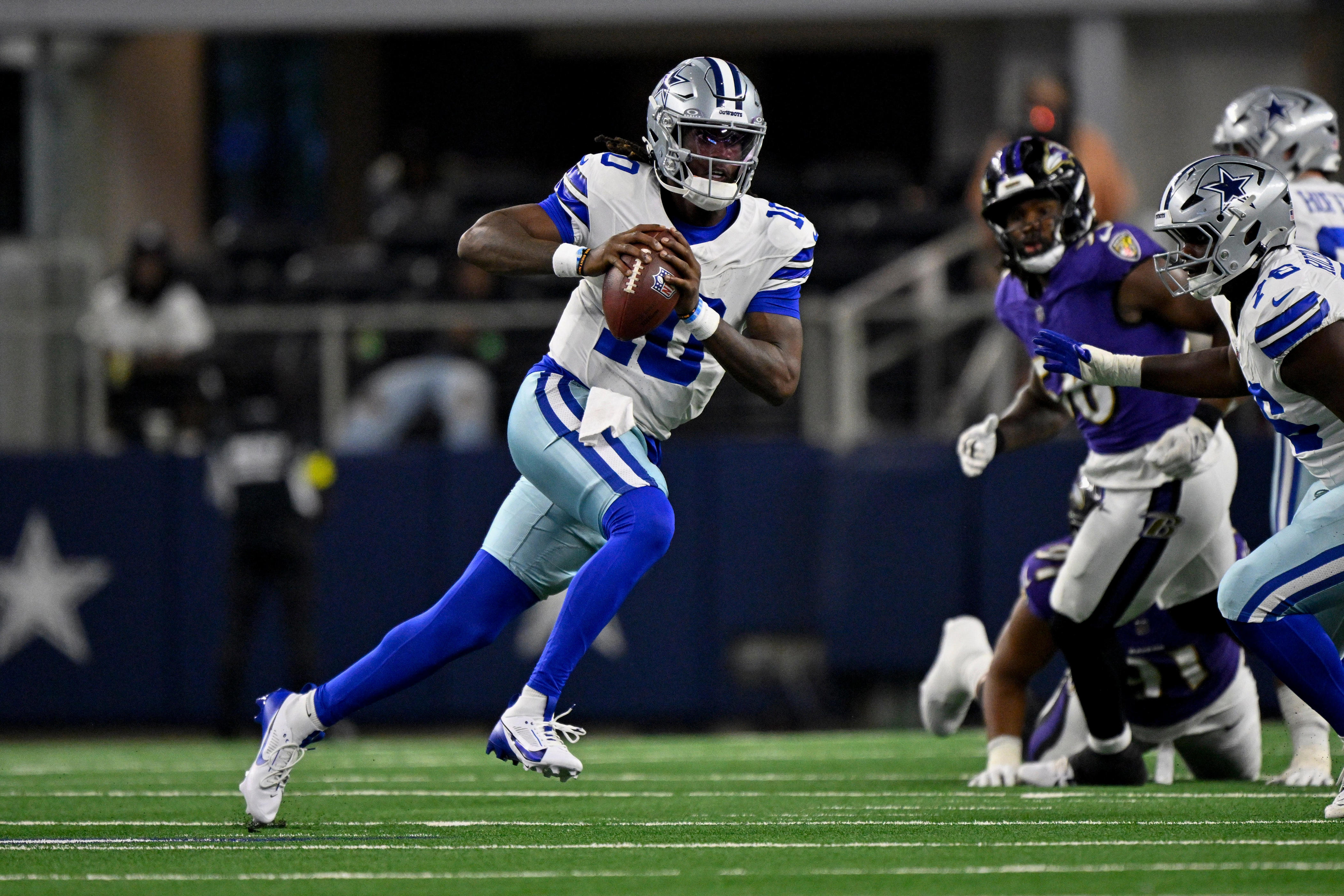Joe Milton III starts for Cowboys against Baltimore
