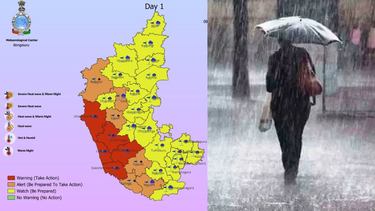 Karnataka Weather Alert: Heavy Rains Trigger ‘Red Alert’ in 5 Districts ...