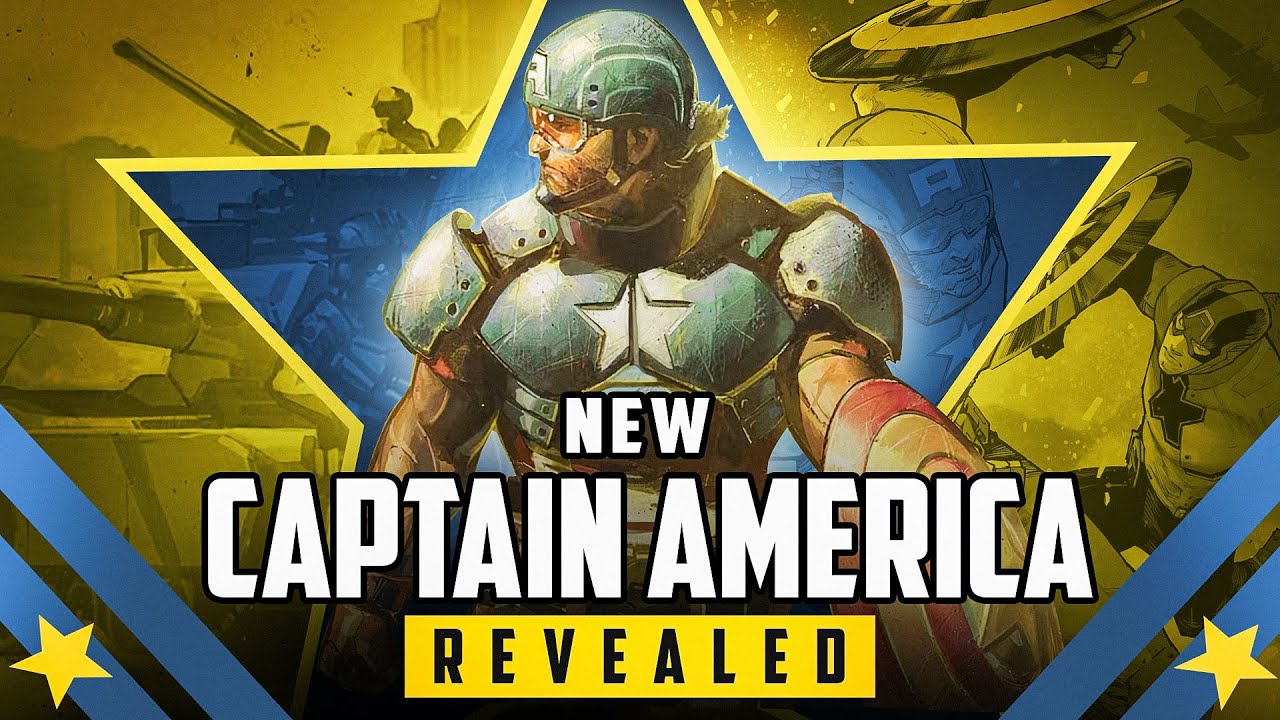 Marvel's New Captain America revealed... and he's no Steve Rogers