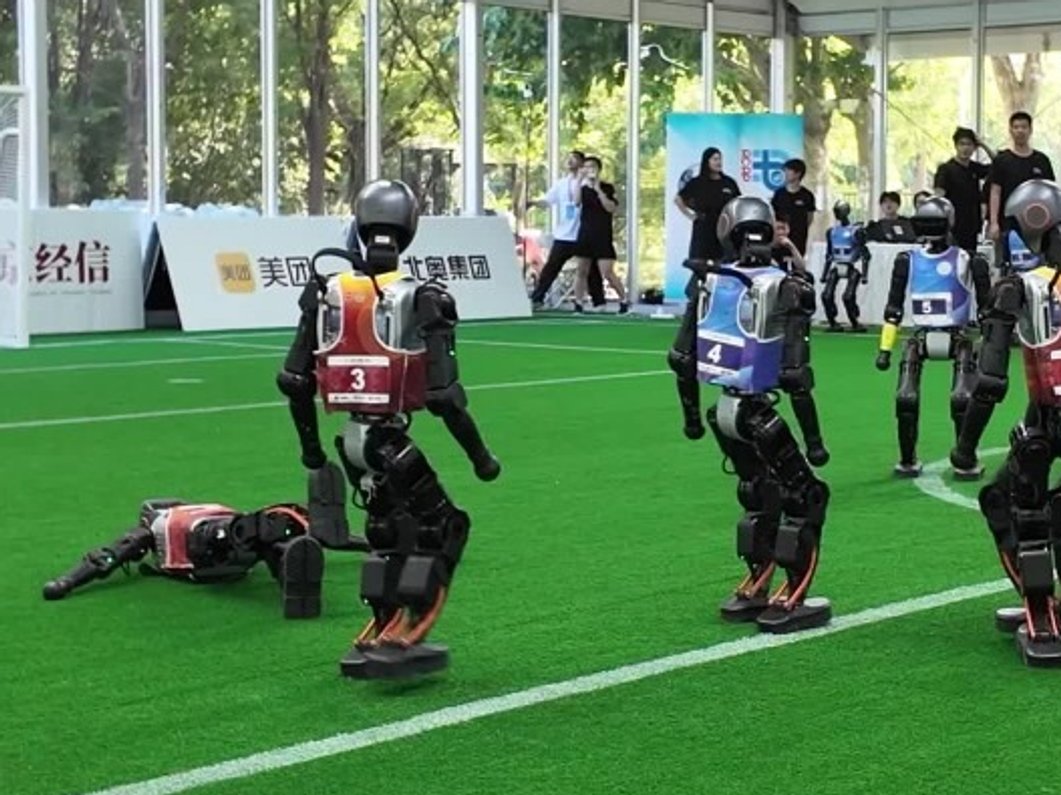 Dancing, soccer, and lots of falls: Olympics for robots