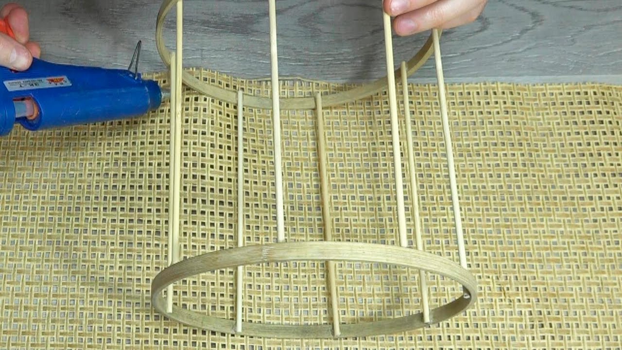 Glue Wooden Sticks to Hoops for Amazing Crafts
