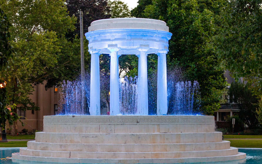 Ford helps restore Marshall’s iconic fountain to its former glory
