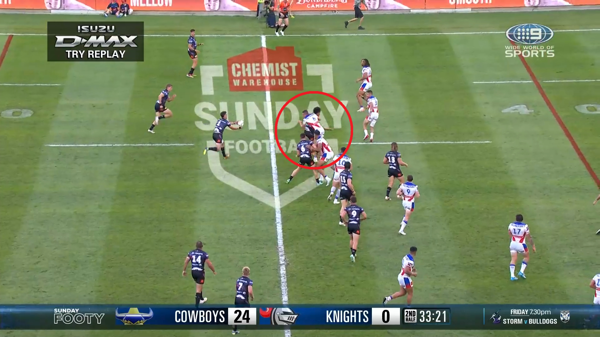 Joey fumes as Knights hurt by 'obvious as it gets' call