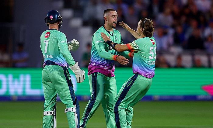 (Video) Jordan Cox Sets the Hundred on Fire by Smashing 4 Sixes in 5 Balls