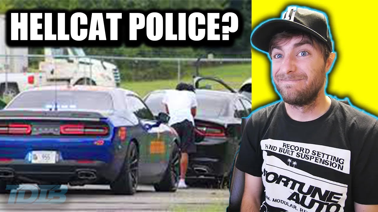 Hellcat Police Chase BMW at 130MPH Plus Is Wild
