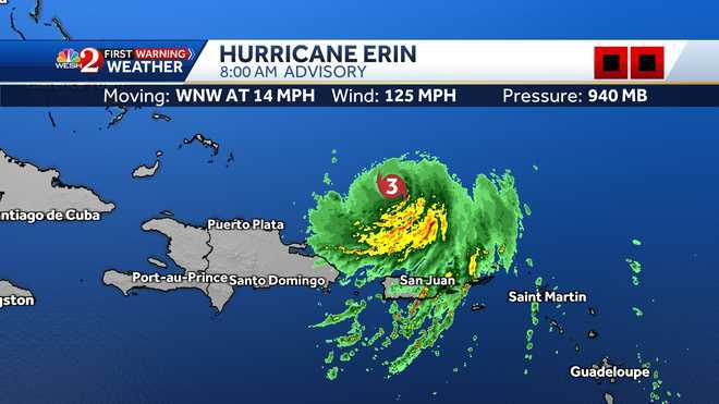 Hurricane Erin: Maps, spaghetti models