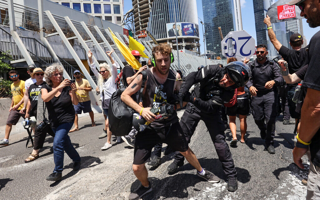 Police say number arrested at hostage protests now up to 38