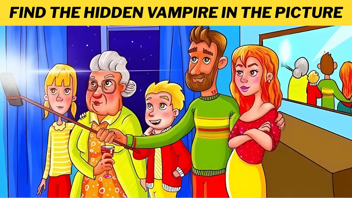 If you have the Sharpest Eyes and 140+ IQ, find the Hidden Vampire in 5 ...