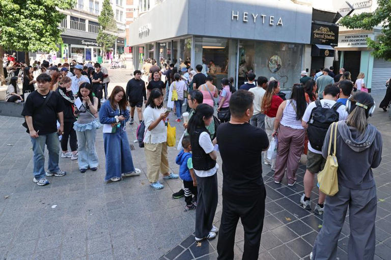 Huge queues outside store 'bringing something new' to the city