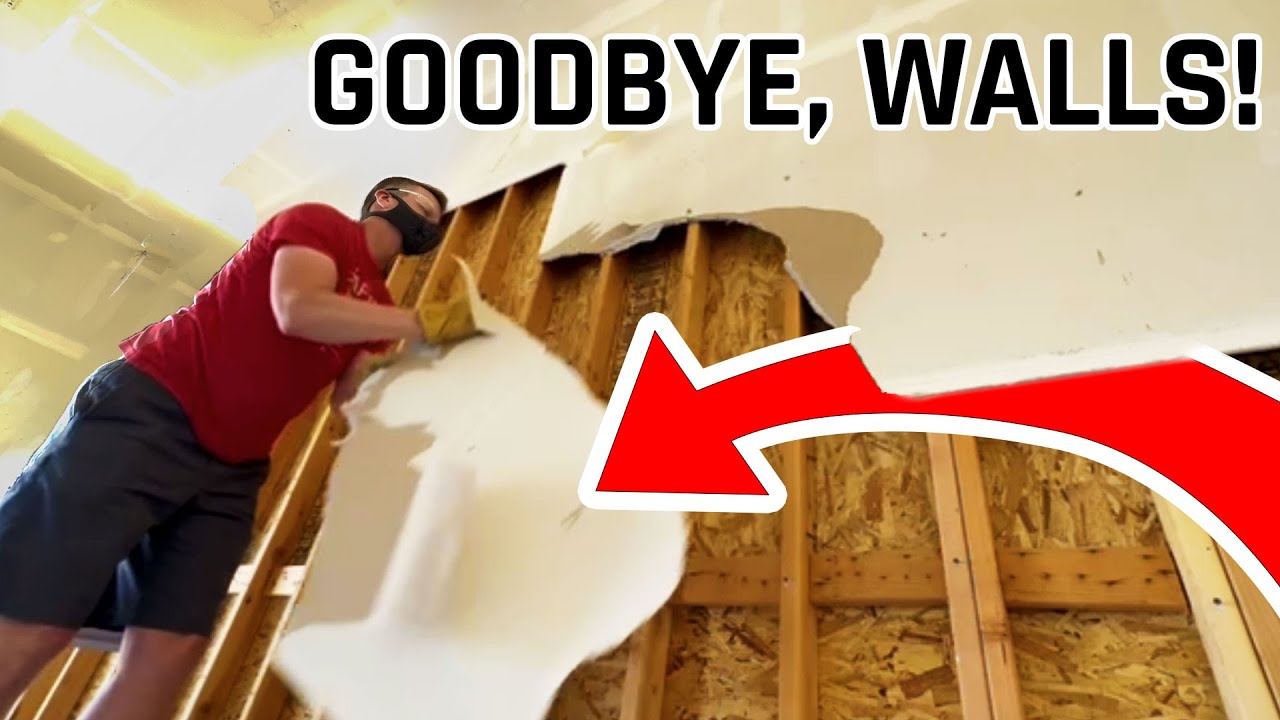 I ripped out my garage walls! Here’s why 🚧