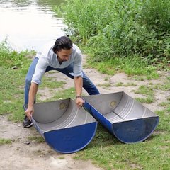 DIY Boat using barrels ⚓️