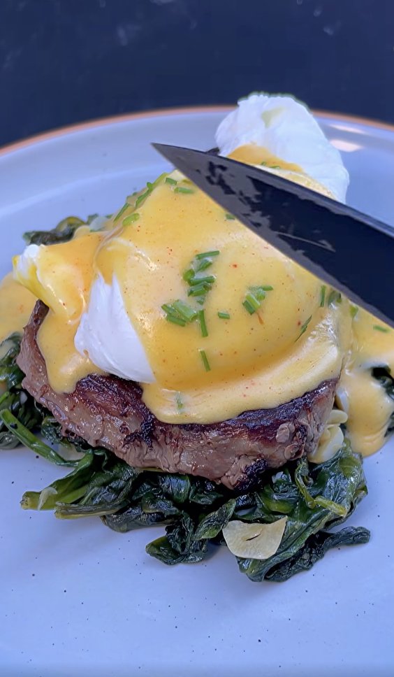 Steak and Eggs Benedict