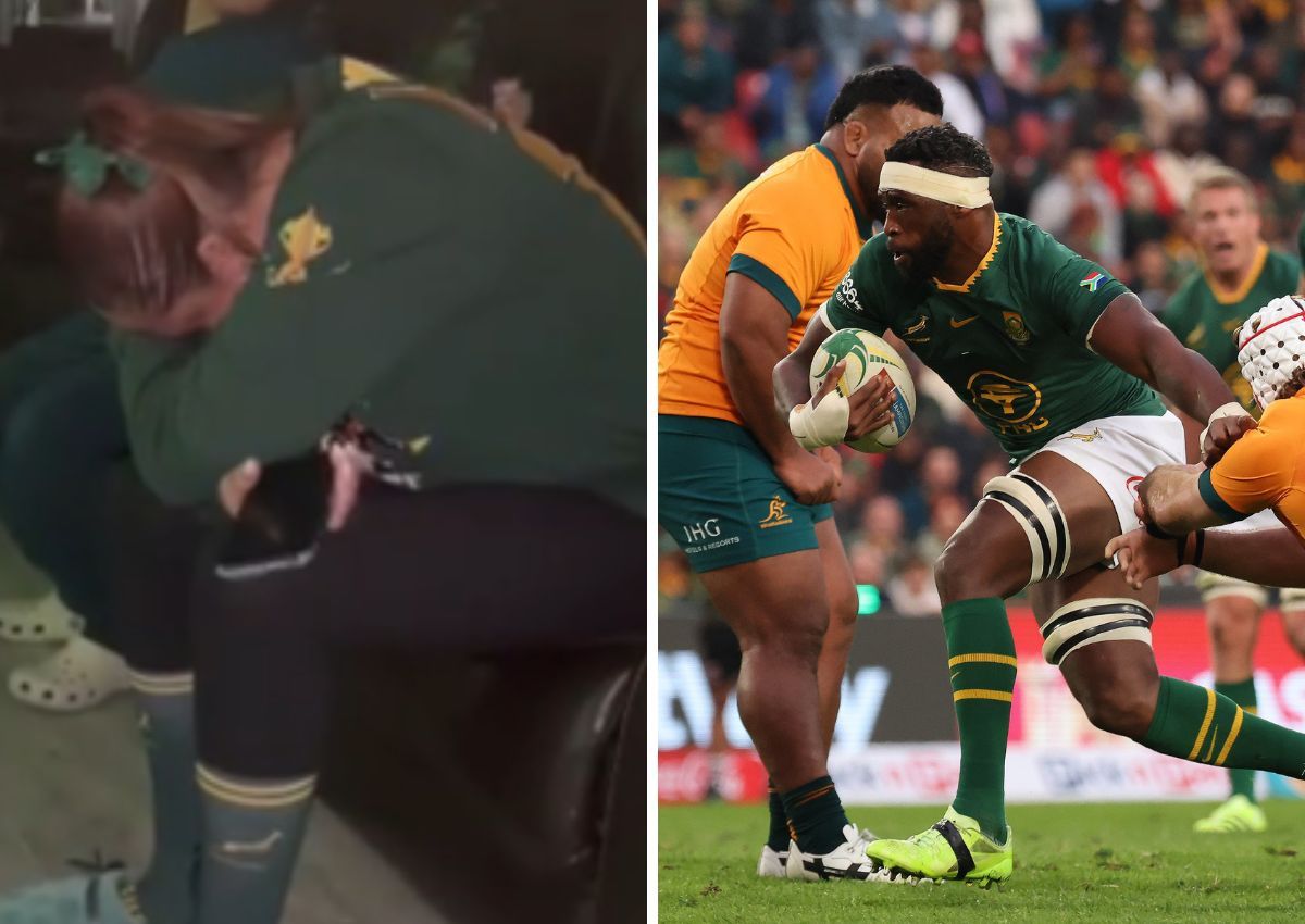 Springbok fan WEEPS after loss to Wallabies