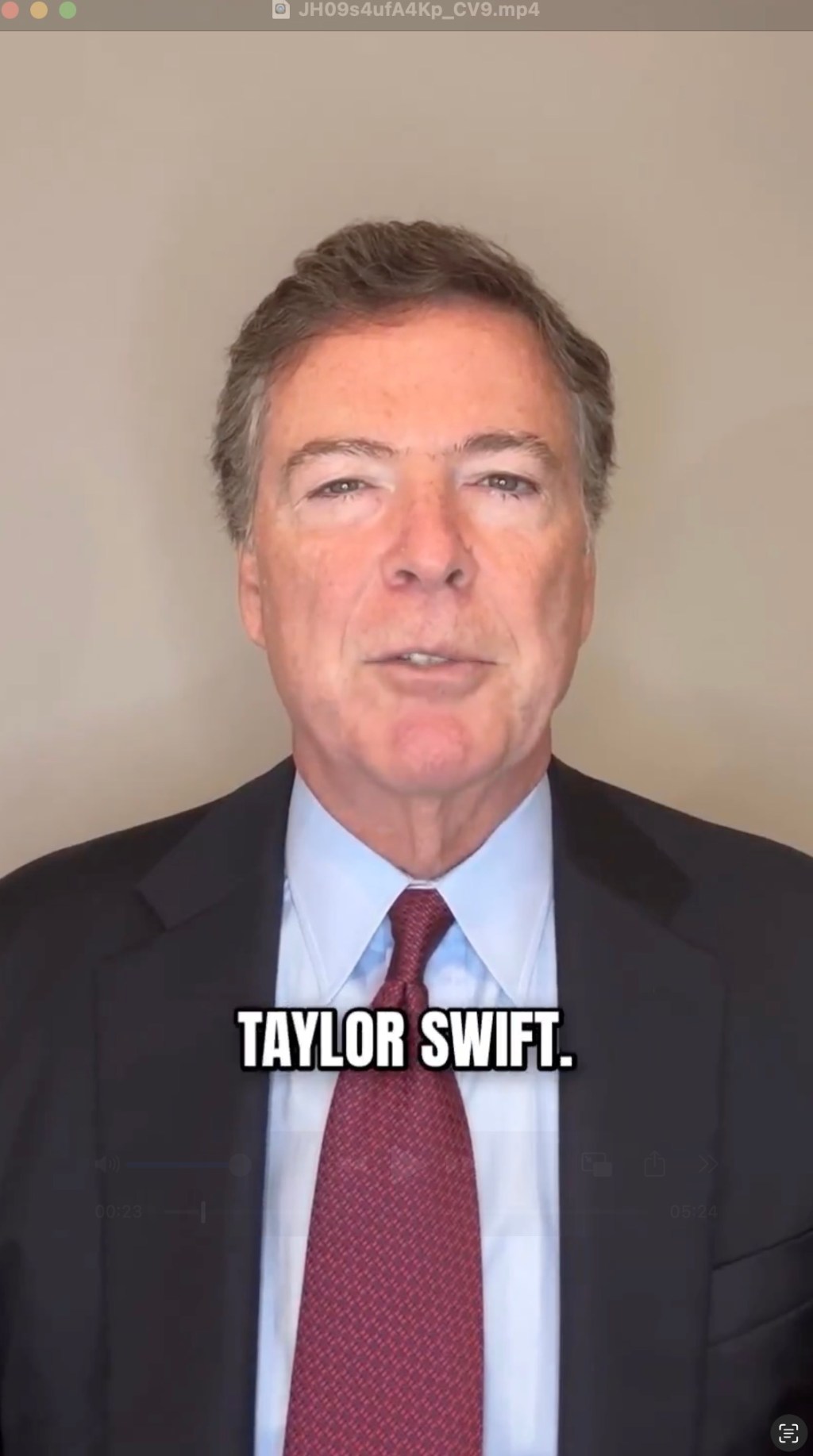 Ex FBI director James Comey makes bizarre confession about Taylor Swift ...