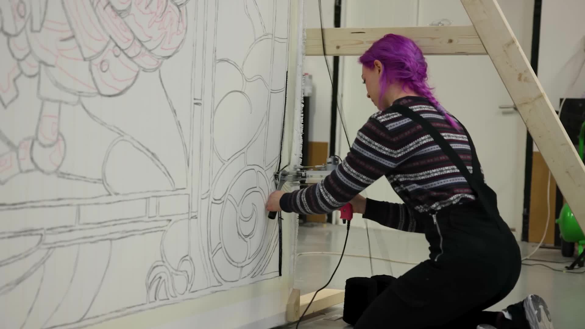 Creating a 170 Sqft Rug Inspired by Howl’s Moving Castle