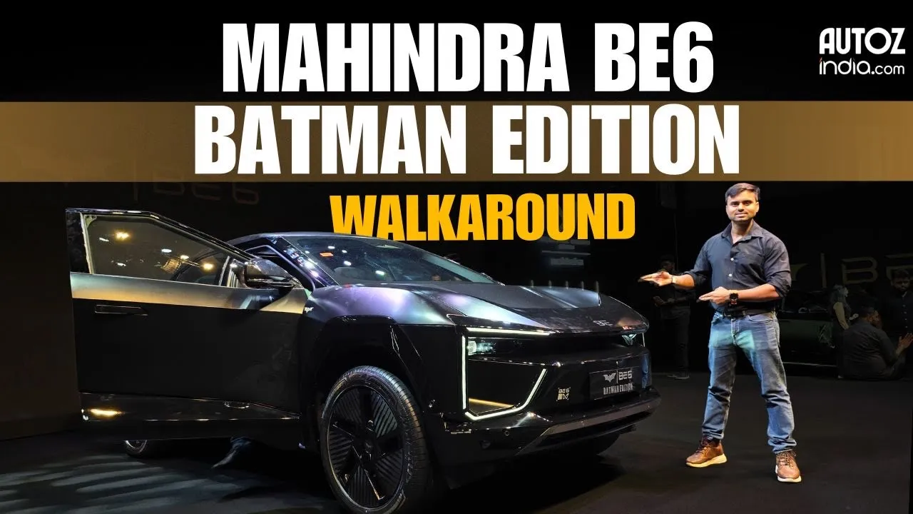 Mahindra BE 6 Batman Edition Walkaround: Dark Knight-Inspired Styling ...