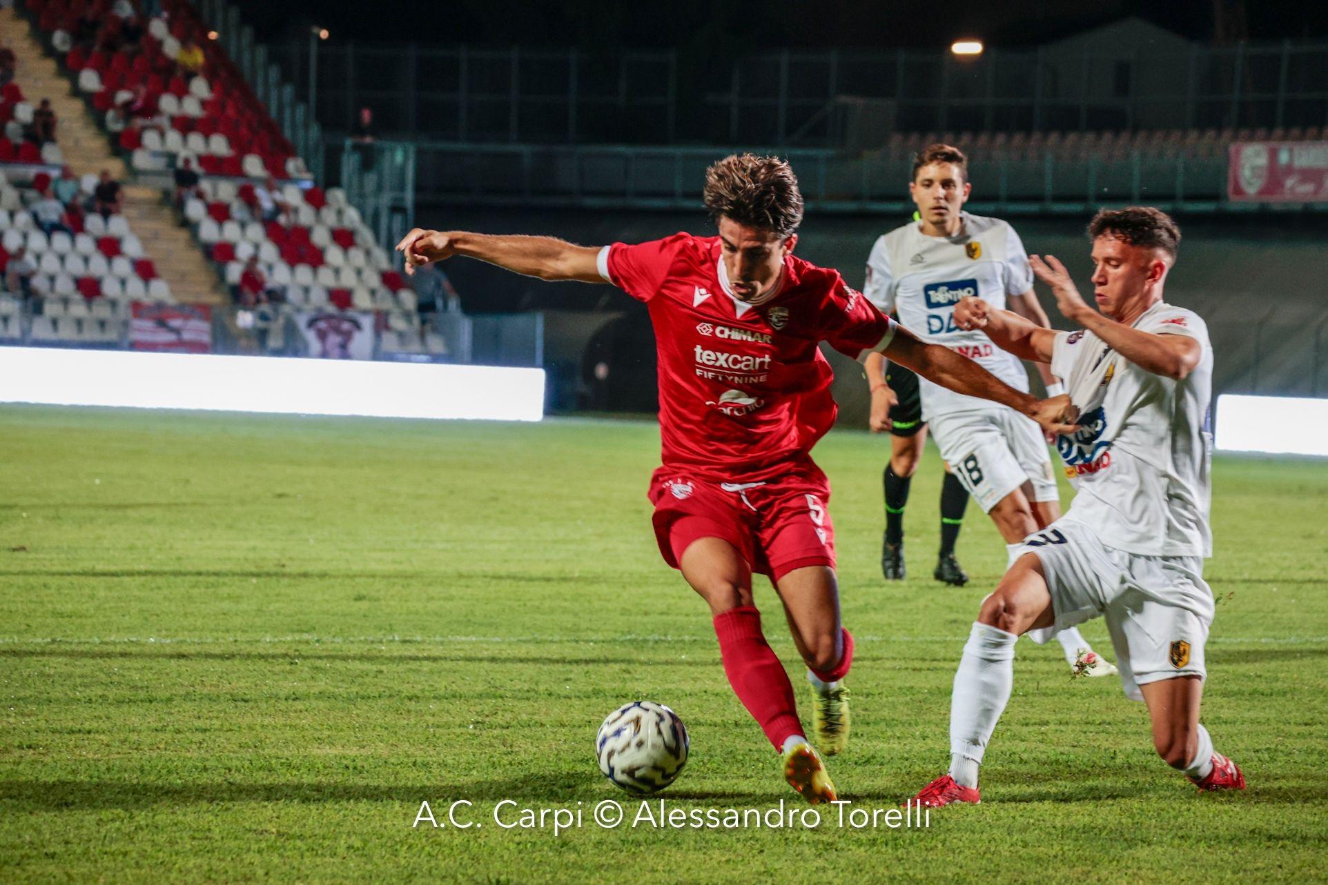 Un buon Carpi avanza contro Trento grazie ai rigori: finisce 3-0