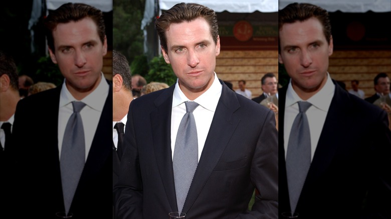 Gavin Newsom Is Unrecognizable Without Gray Hair In Throwback Pic