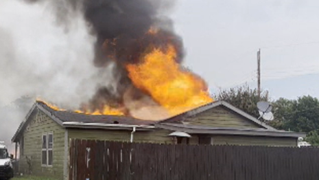 Denton County fire damages three homes, injures one
