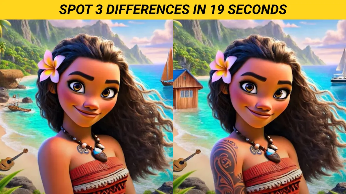 Spot the Differences: Find 3 differences between the Moana pictures in ...
