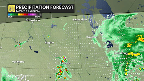 Favourable environment for severe weather in southern Saskatchewan