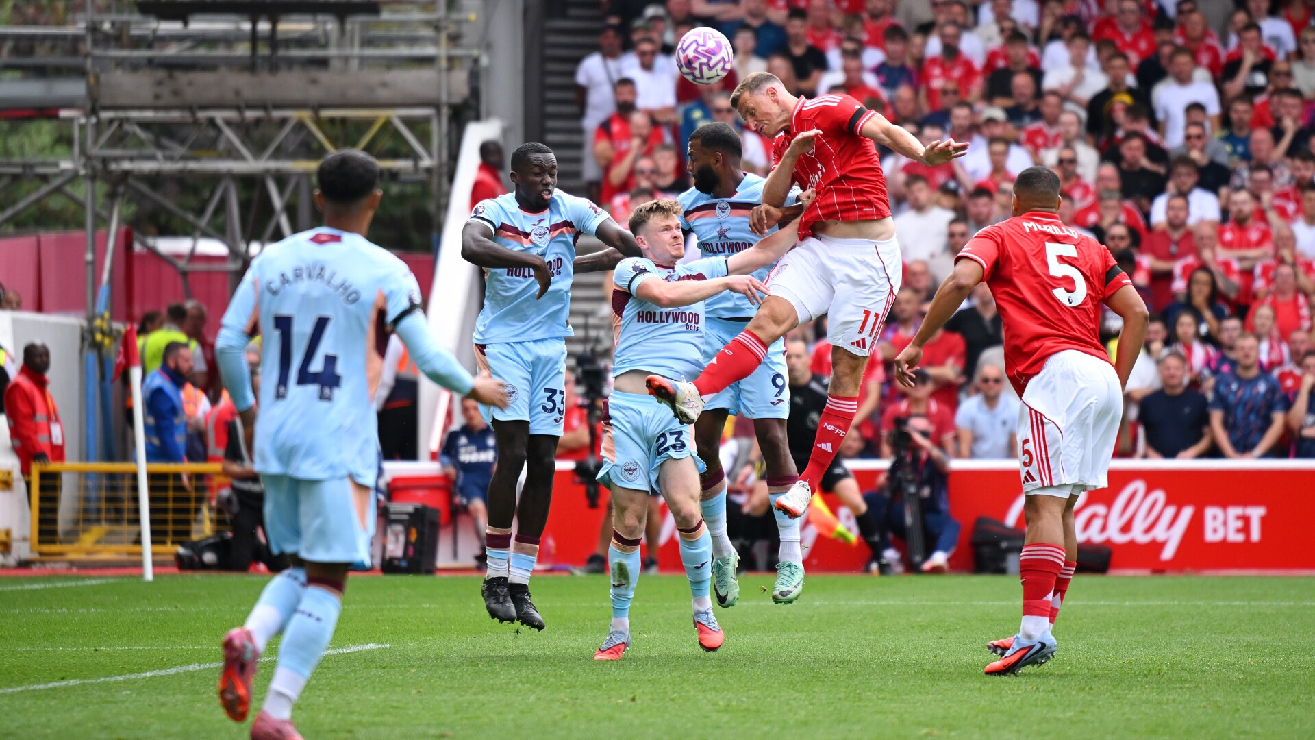 Nottingham Forest 3-1 Brentford: Wood brace as Tricky Trees cruise past ...