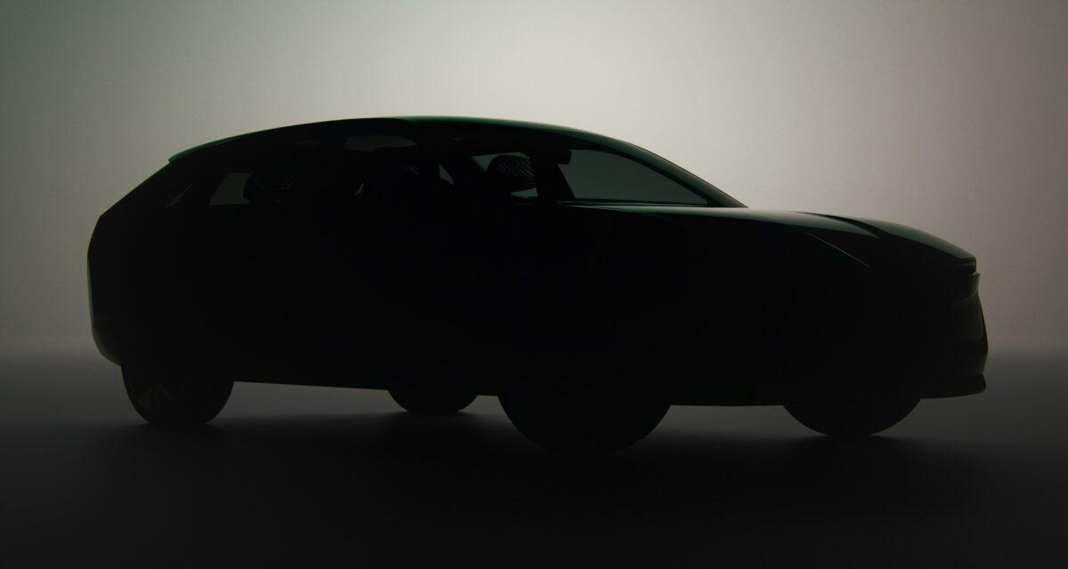 La silhouette de la future Skoda Octavia break 100% électrique se ...