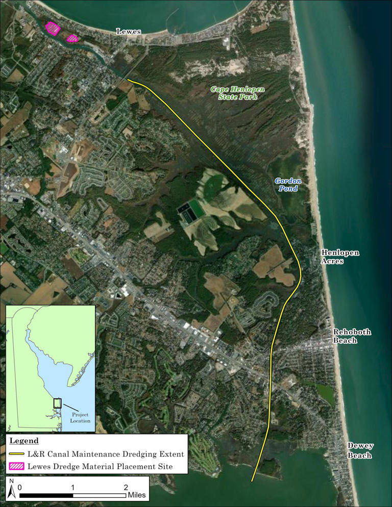 Lewes-Rehoboth Canal set for dredging, work could begin as early as October