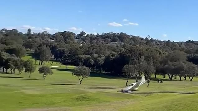 Small Plane Crashes Onto Sydney Golf Course