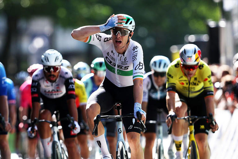 ADAC Cyclassics Hamburg: Rory Townsend holds off peloton by tiny margin from early breakaway for ...