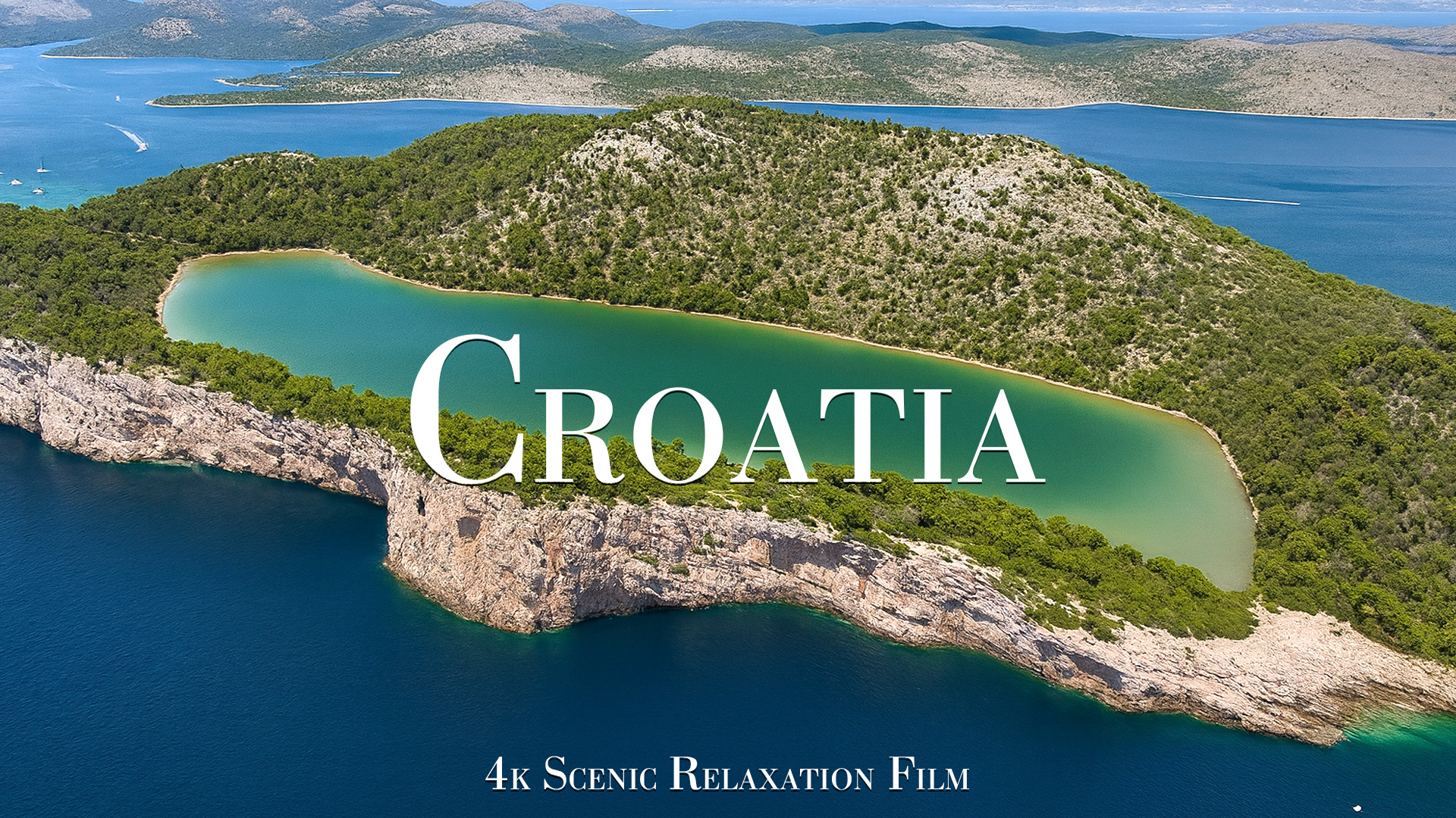 Croácia Vista do Alto – Imagens de Drone em 4K