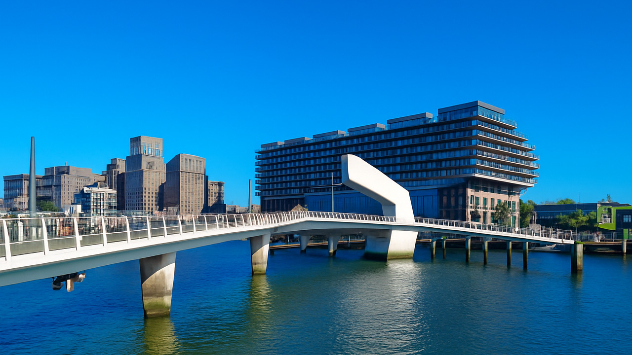 Rotterdam Walking Tour – Beautiful Places in the Netherlands 4K