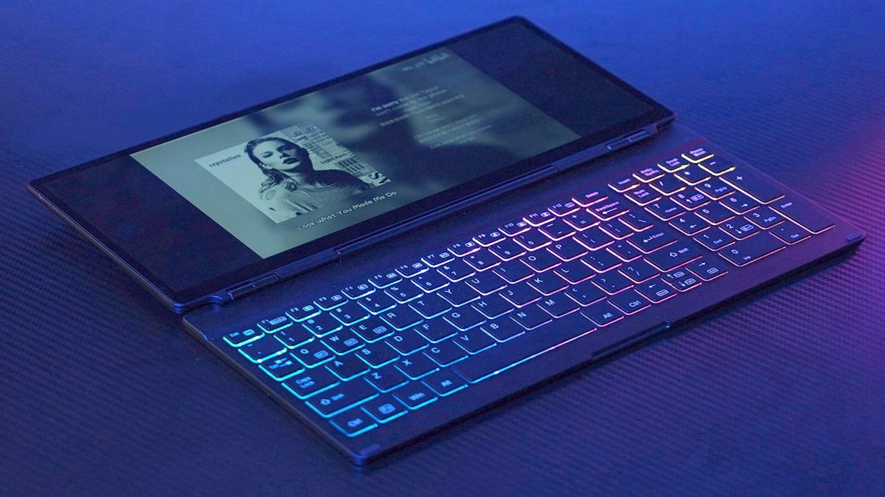 I can't believe no one has stuck an RGB keyboard to a touchscreen ...