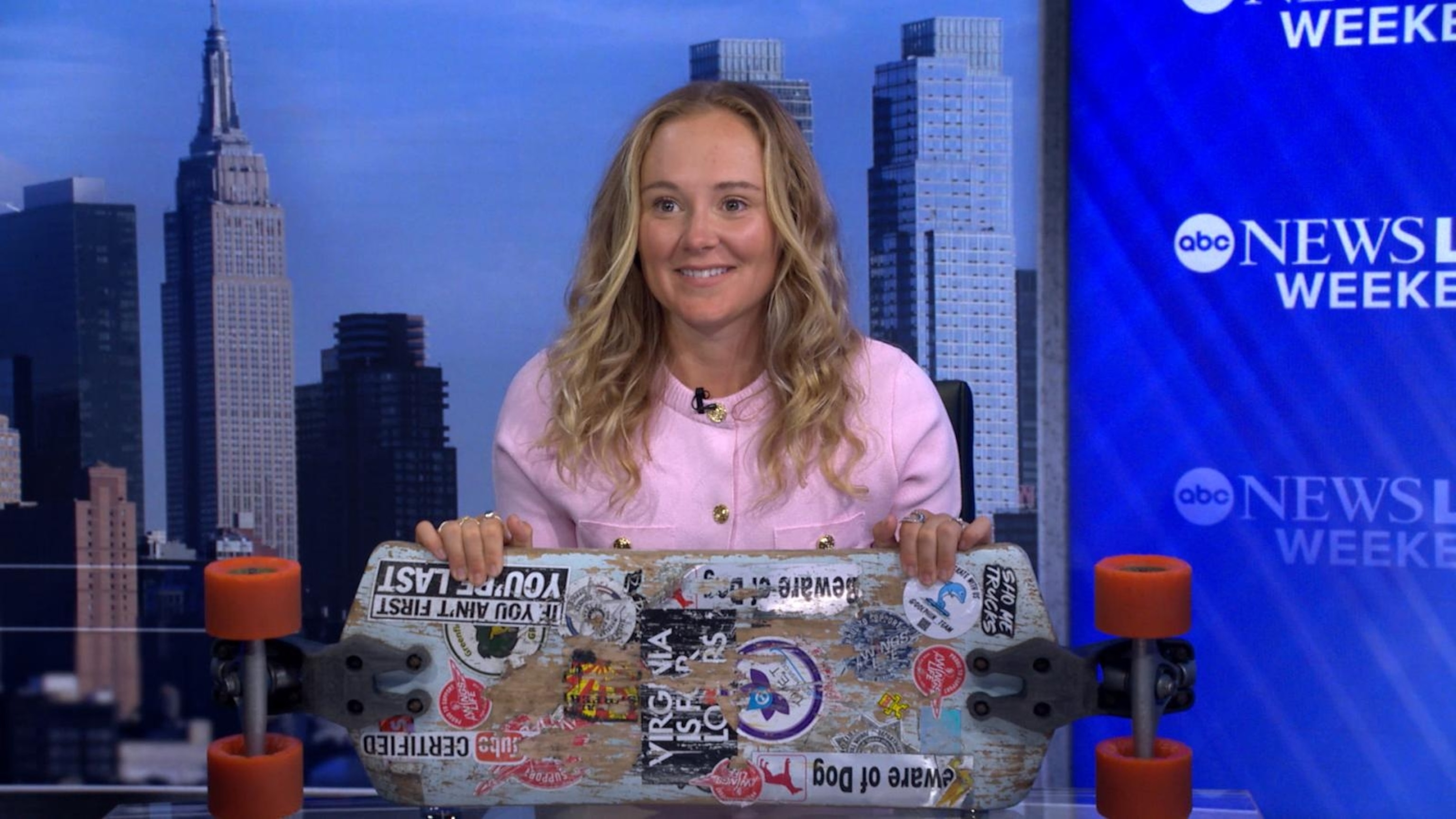 First woman completed her goal to skateboard across the US