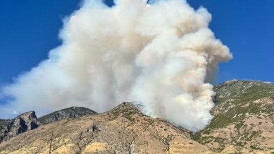 Massive fire erupts in Slate Canyon, Provo; videos capture intense ...