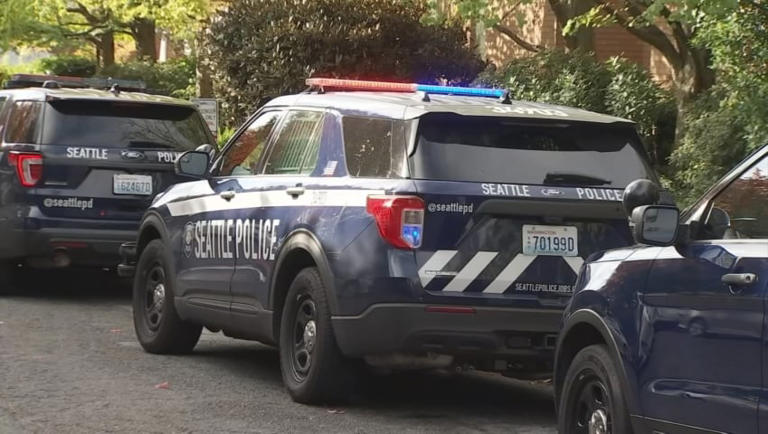 Seattle Police arrested two suspects after both drew guns outside of bar