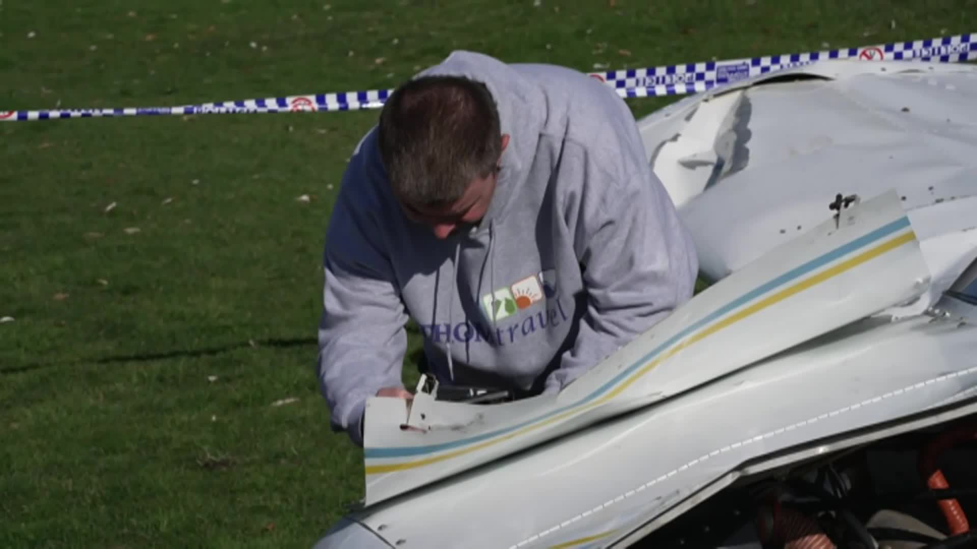 Aircraft towed away after making an emergency landing on a Sydney golf ...