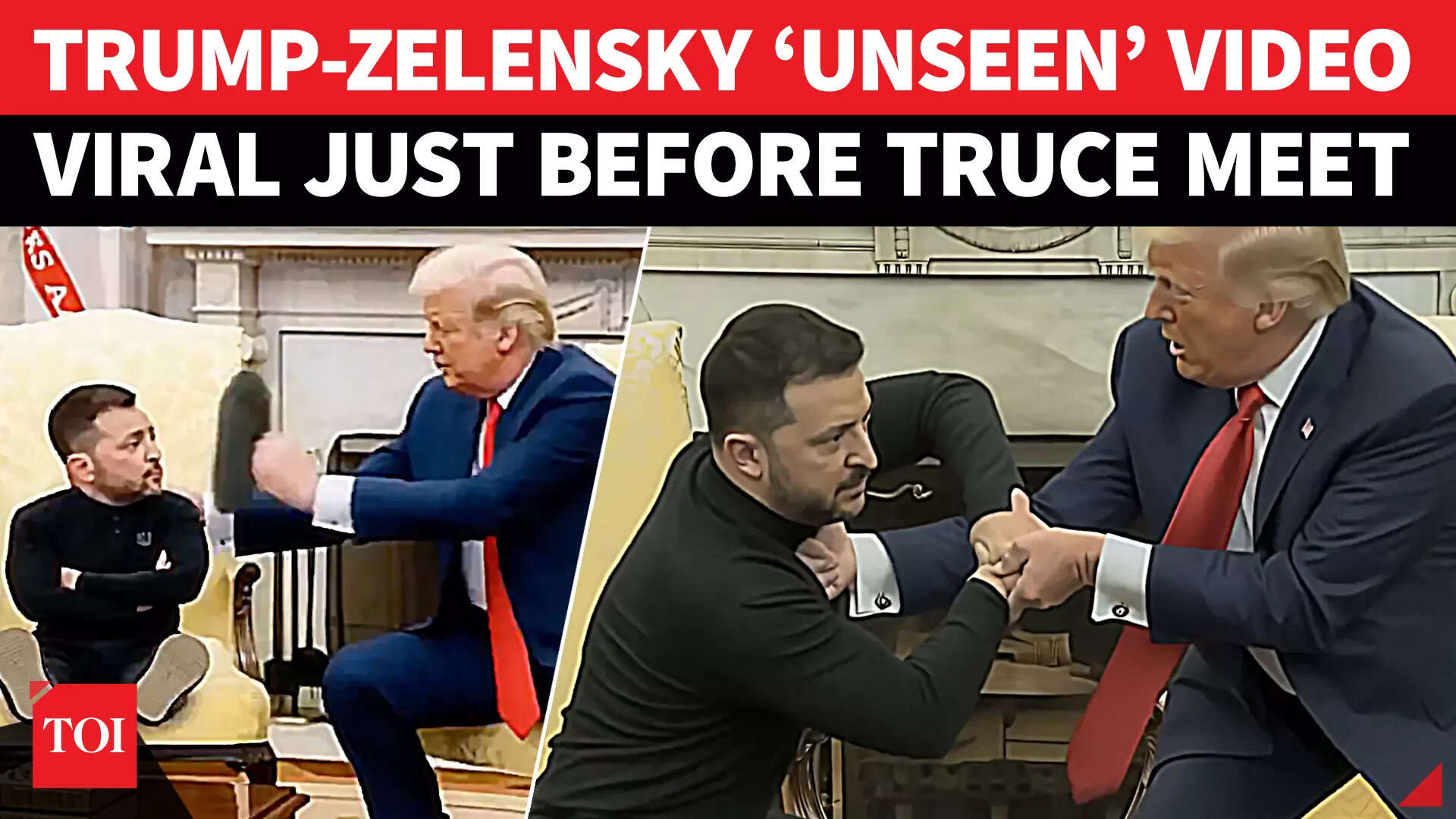 Trump, Zelensky ‘Throw Hands’ At The Oval Office In Viral AI Showdown ...